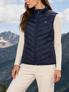 Women's Heated Vest, 3 Heat Settings, 9 Heating Zones, Warm For Winter ...
