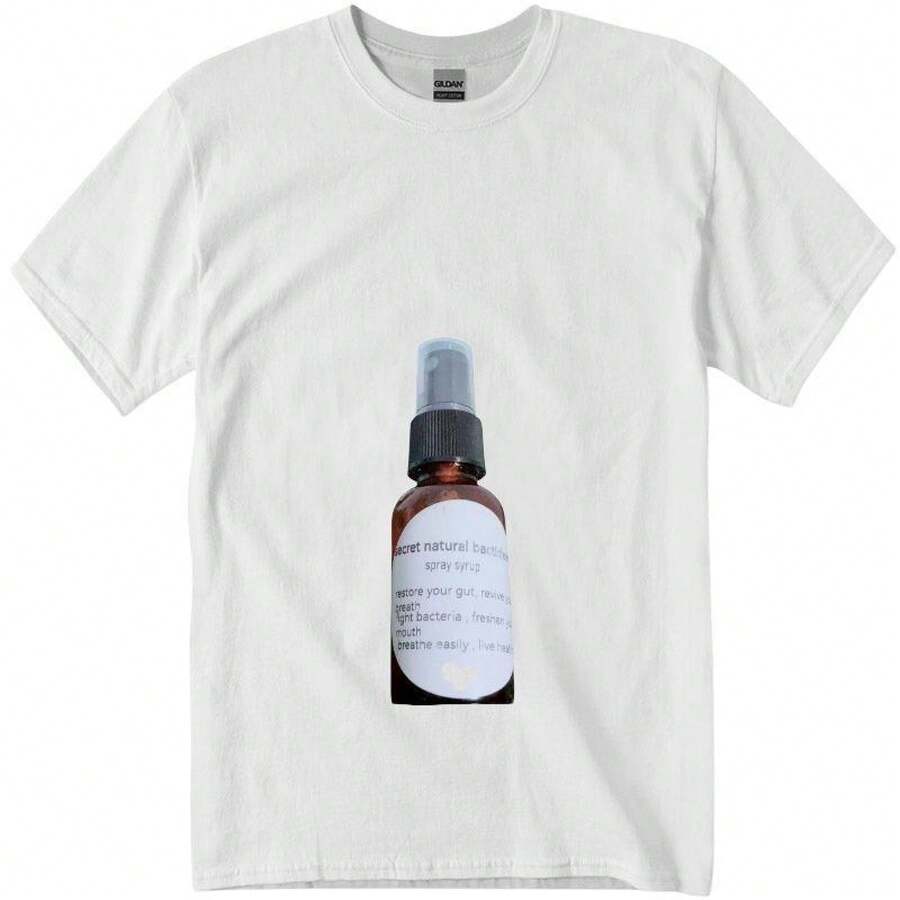 Camiseta Spray Pou Netoye Entesten con imagen de botella y detalles de ...
