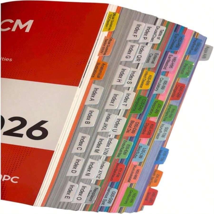Book Tabs For ICD-10-CM AAPC Expert 2026 The Complete Official Codebook ...