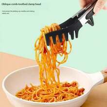 9-Inch Silicone Pasta Tongs, Suitable For Kitchen, Outdoor Picnic, BBQ ...