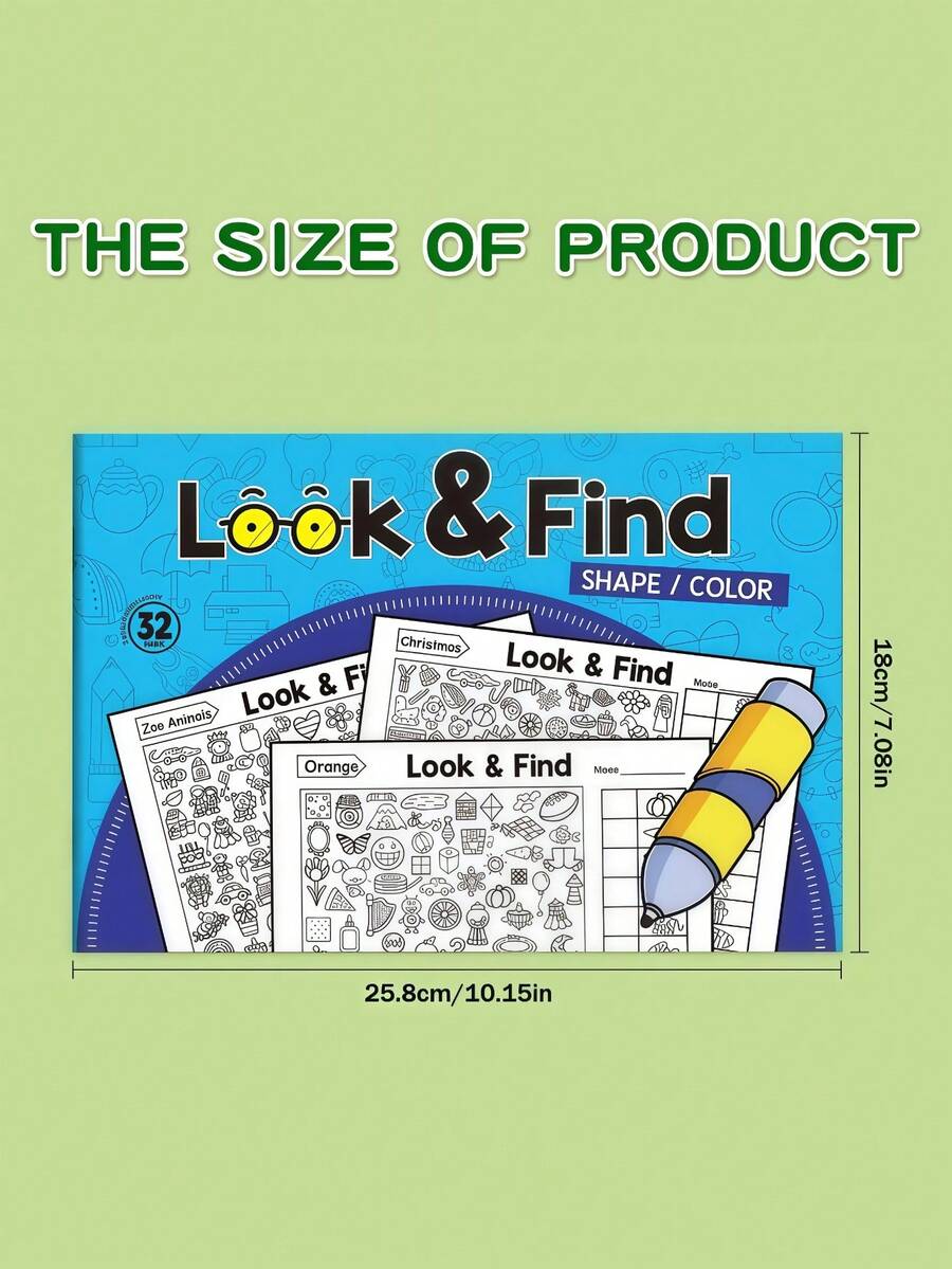 Hidden Picture Book, Interactive Search And Drawing Activity Book ...