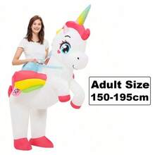 Adult Inflatable Unicorn Costume, Halloween Pet Costume, Inflatable ...
