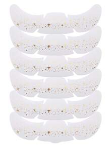 6 hojas de pegatinas de lunares brillantes holográficos, tatuajes de ...