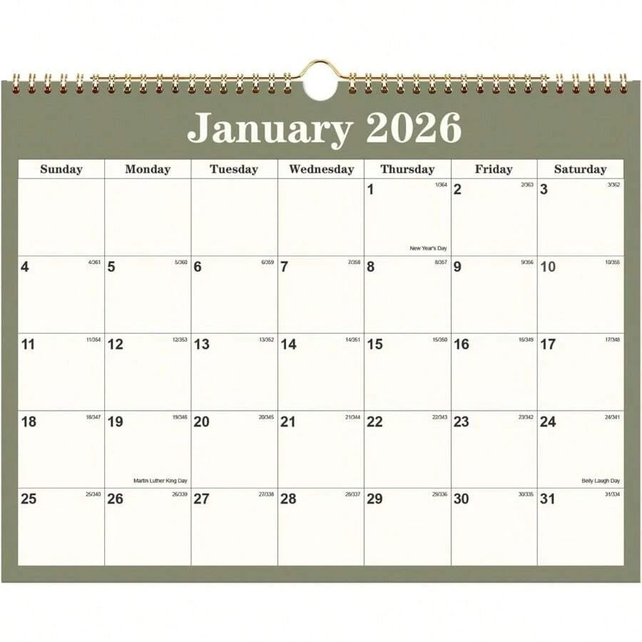 2026 Calendar - Monthly 2026-2027 Wall Calendar From January 2026 To ...