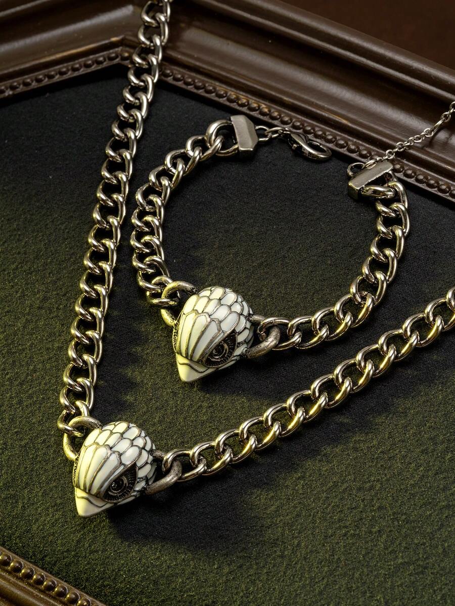 1 Set Vintage European Style Eagle Head Parrot 3D Design Elegant Luxury ...