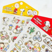1pc Snoopy High Beauty Hot Stamping Stickers Limited Edition Student ...
