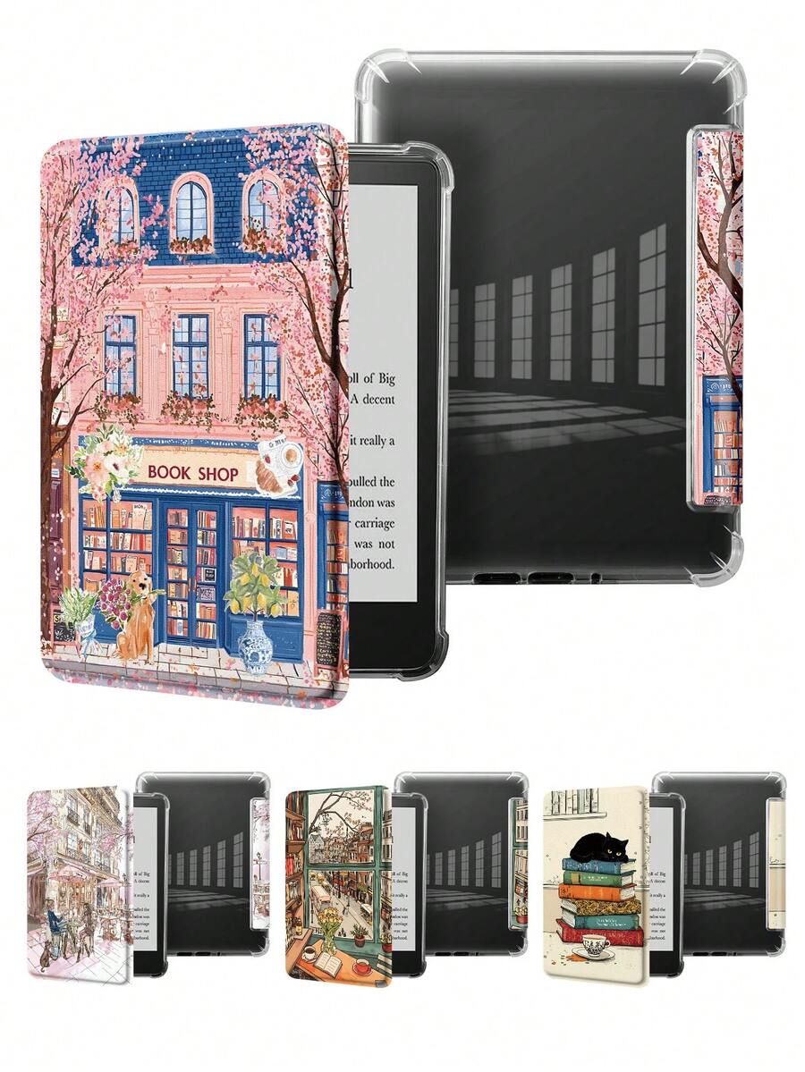Retro Books Protective Case Compatible With 6" Kindle 11th Gen (2024 ...
