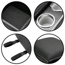 Car Center Console Organizer Backseat Armrest Storage Box Rear Bench ...