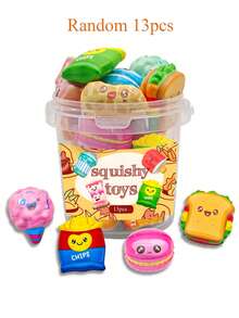5/10/14/18/20/22/24/30PCS Cute Micro Food Slow Rise Squishy Toys - Mini ...