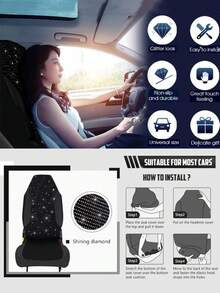 Shiny Design Car Seat Covers: With Airbag Protection - Full Set/Half ...