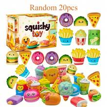 5/10/14/18/20/22/24/30PCS Cute Micro Food Slow Rise Squishy Toys - Mini ...