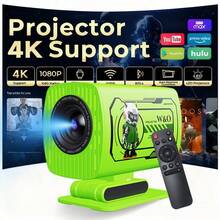 W&O [Smart 4K Mini Projector] Smart Mini Projector, Portable Outdoor ...