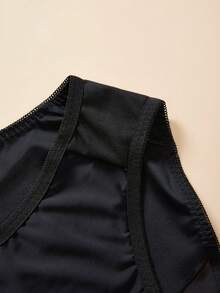 3 Peças Calcinhas Básicas de Triângulo de Cor Sólida, Plus Size ...