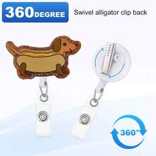 Winner Dog Badge Reel / Dachshund Badge Reel/Funny Id Holder / Student ...