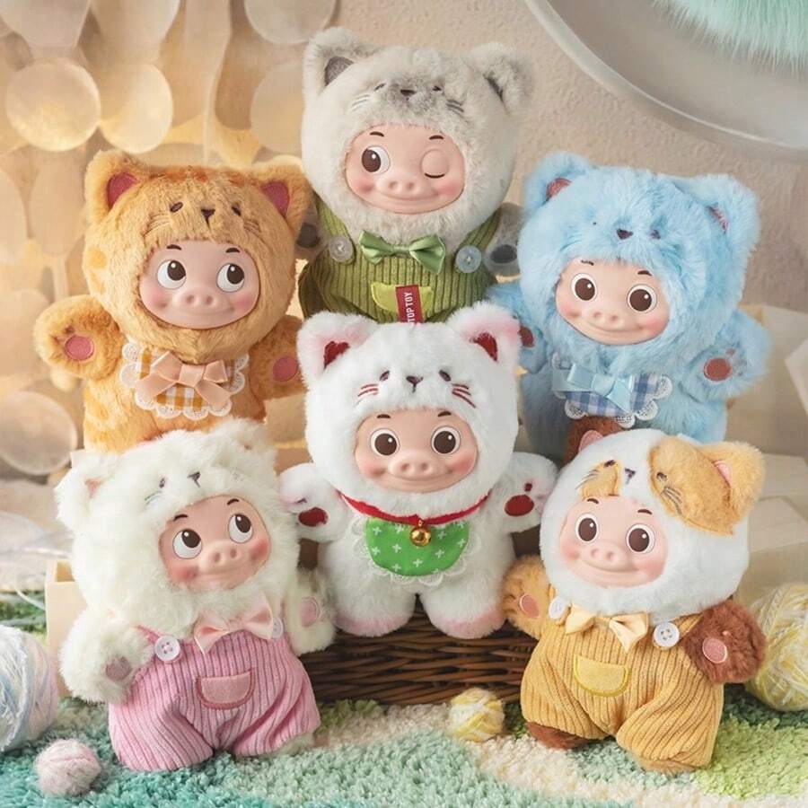 Miniso Piggy Heroes Blind Box, Ciondolo con bambola degli dei maschili ...