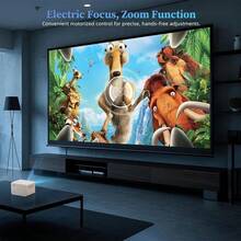 Proyector inteligente para exteriores con wifi y Bluetooth: compatible ...