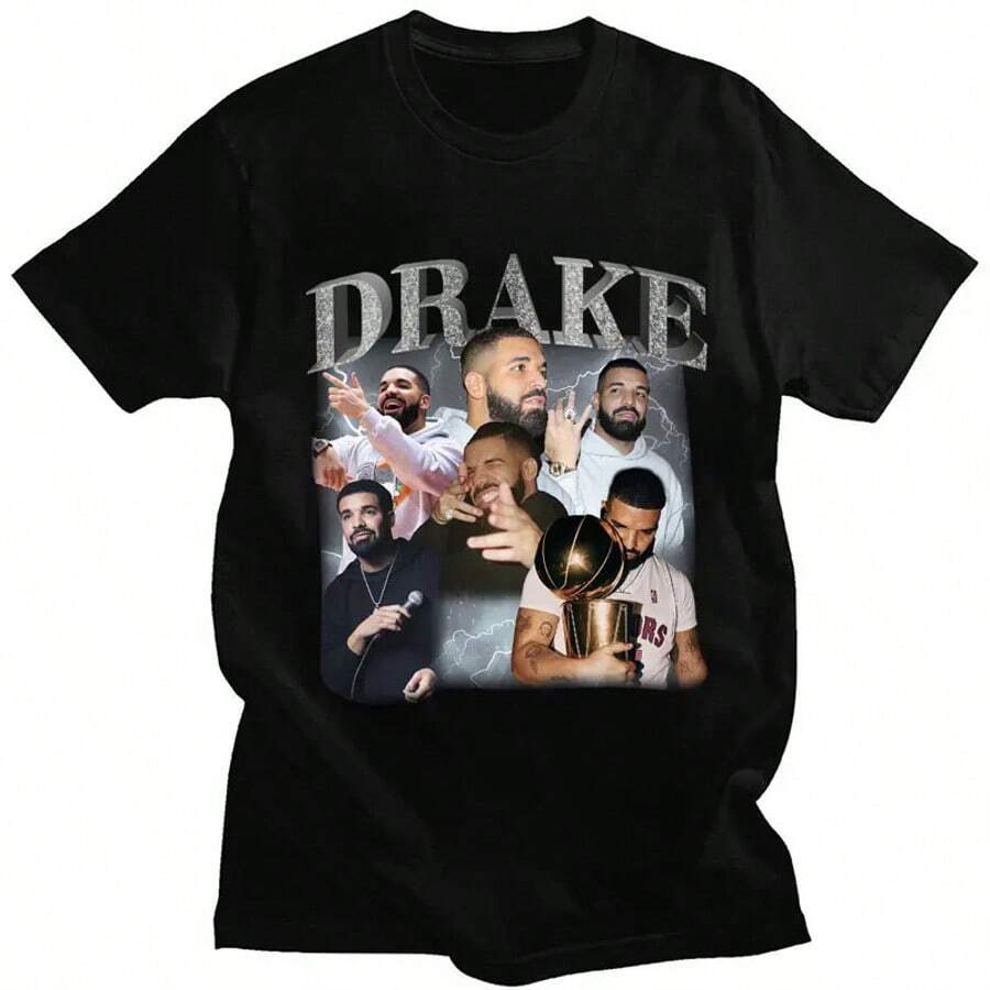 Rapper Drake Music Album For All The Dogs T-Shirt Men Women Hip Hop ...