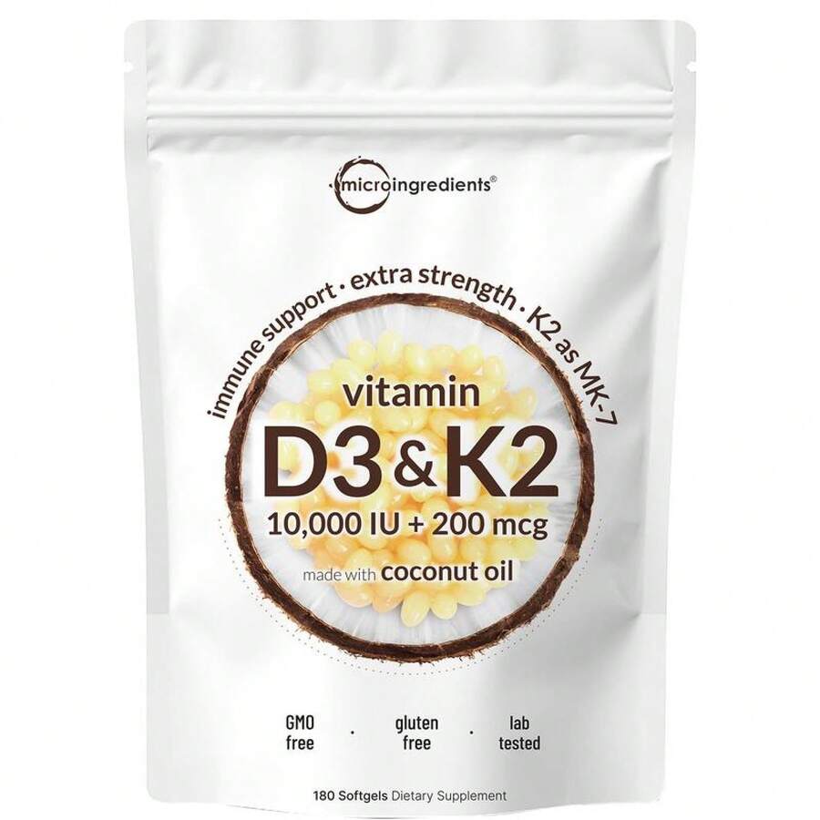 Minimal- Vitamin D3 K2 Supplement Softgels | SHEIN USA