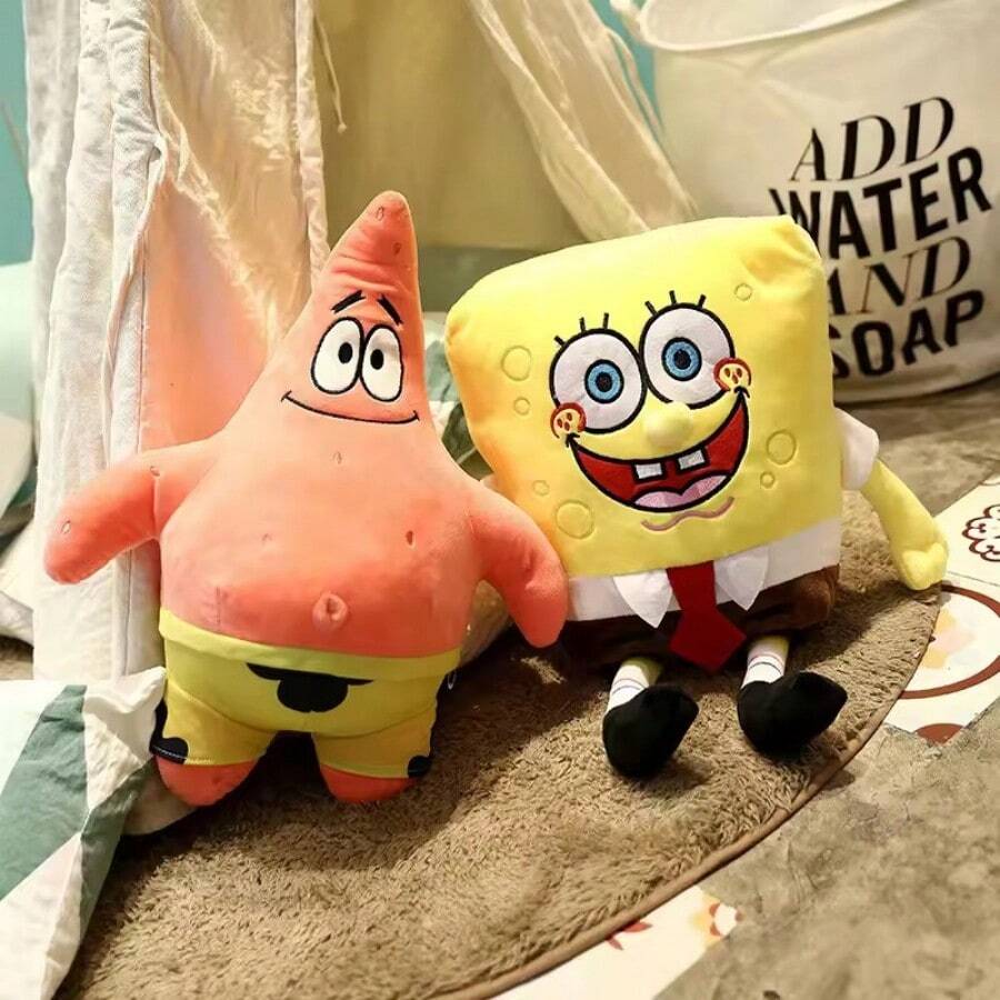 Brinquedos de Pelúcia do Bob Esponja, incluindo personagens como Calça ...