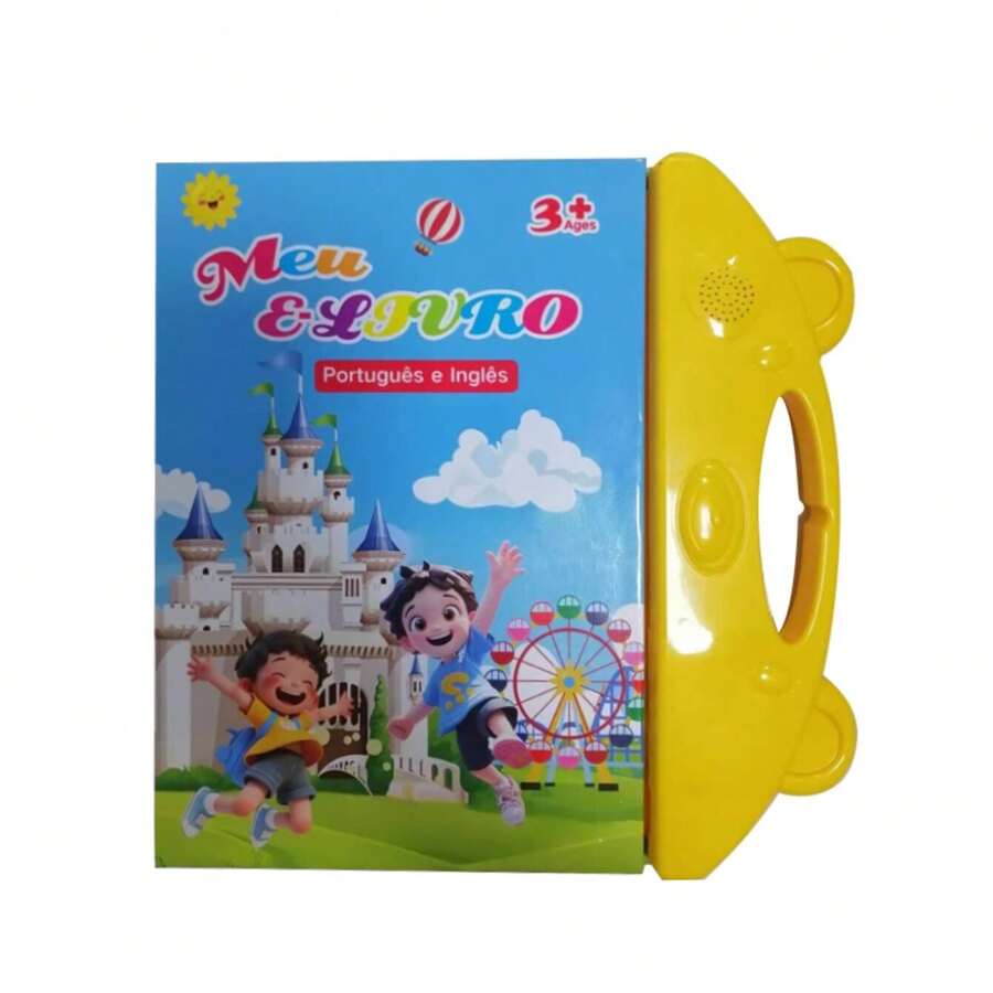 AUXOM Interactive Bilingual Sound Book With Touch - Multi-Themed For ...