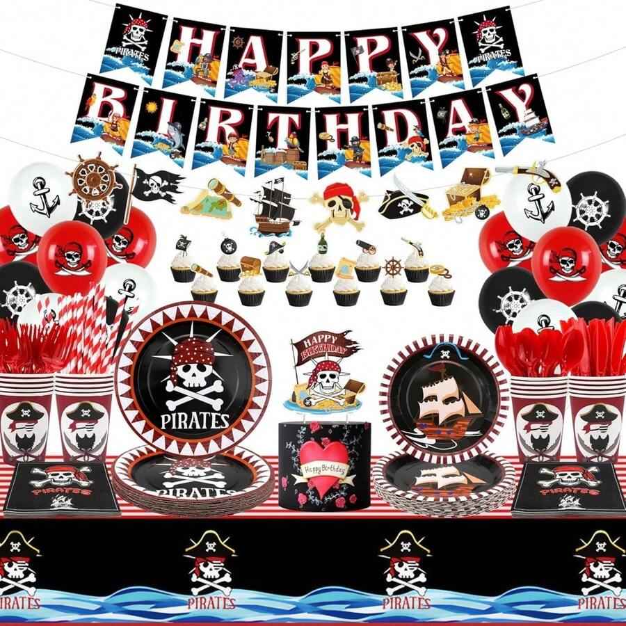 201 piezas de decoración de fiestas de cumpleaños para fiestas de ...