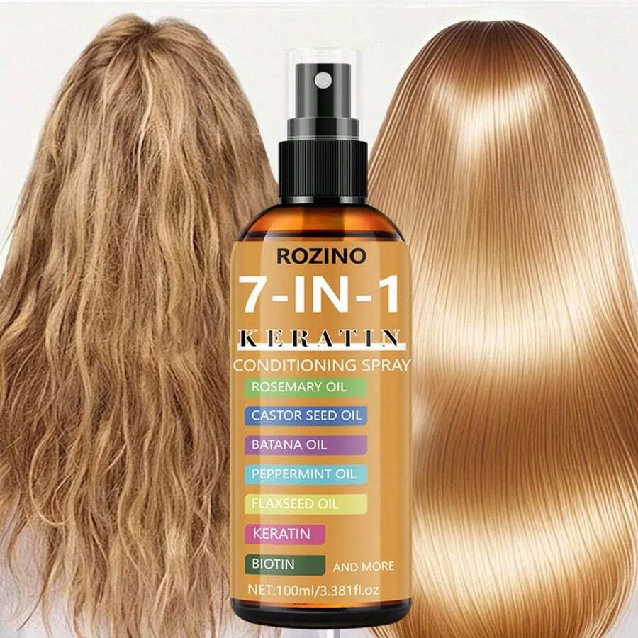 7-IN-1 Keratin Hair Repair Spray, Instantly Absorbed To Moisturize Hair ...