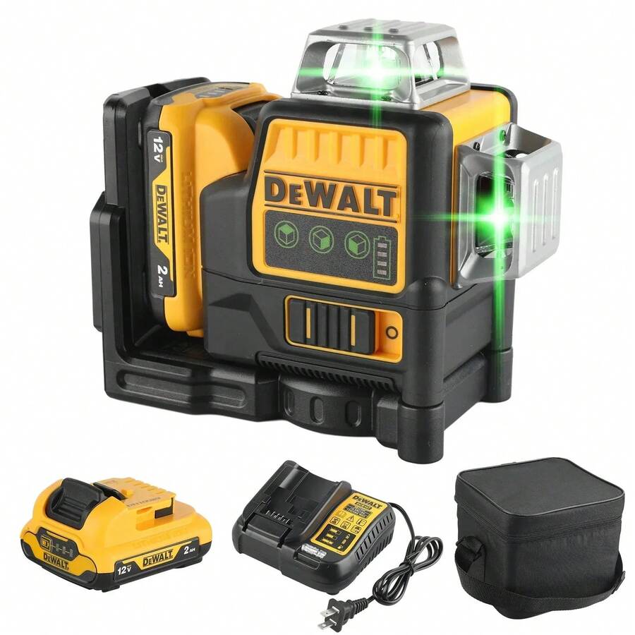 2025 DW089LG Degree Vertical 12V Lithium Battery 12 Line Laser 360 ...