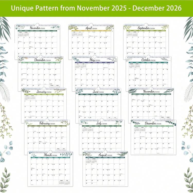 Limited Special Offer 2026 Wall Calendar, Hanging Calendar Wall Paper ...
