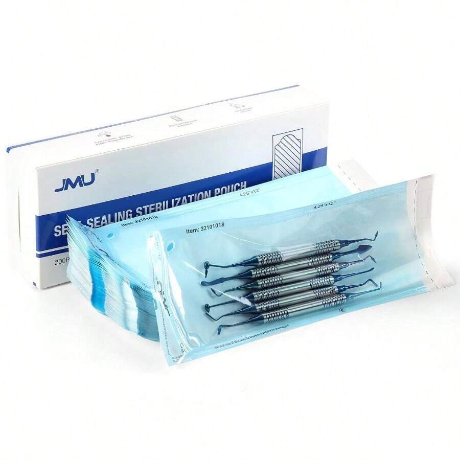 Self Seal Sterilization Pouches 3.5 Inchx 10 Inch, Sterilization Bags ...