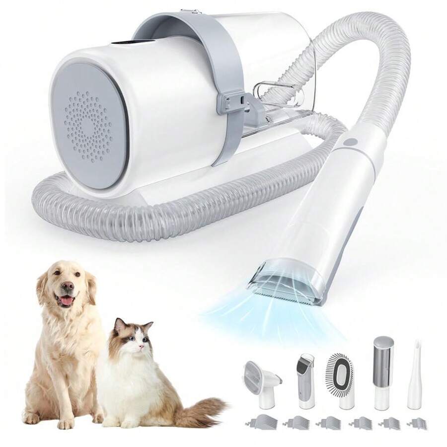 Professional Pet Grooming Vacuum Kit With Cordless Low Noise Dog ...