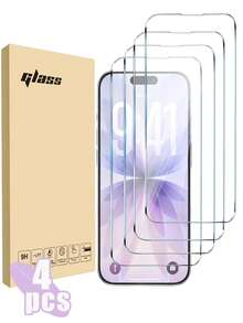 4pcs Tempered Glass Screen Protector Film For IPhone 17, Pro Max, 17 ...