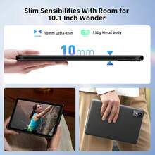 Qetupa 10.1 Inch Android 15 Tablet 6+128GB Octa-Core IPS 6000mAh 1TB ...