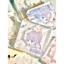 Acrylic Transparent Crystal Mahjong Brick, Cartoon Anime Desktop ...