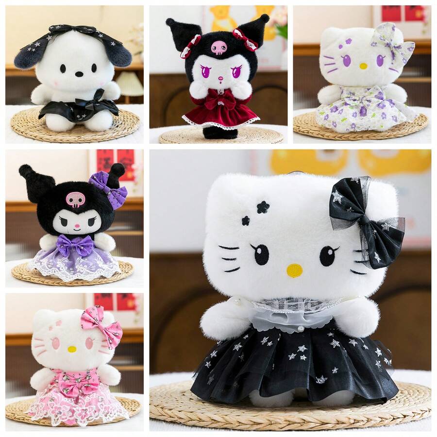 1 Stück 20cm Hello Kitty Plüschpuppe, Sanrio Charakter Ornament ...
