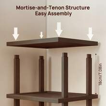 EZIFY 9 Layers Bamboo Shoe Rack, Tall Narrow Bamboo Shoe Rack, Vertical ...