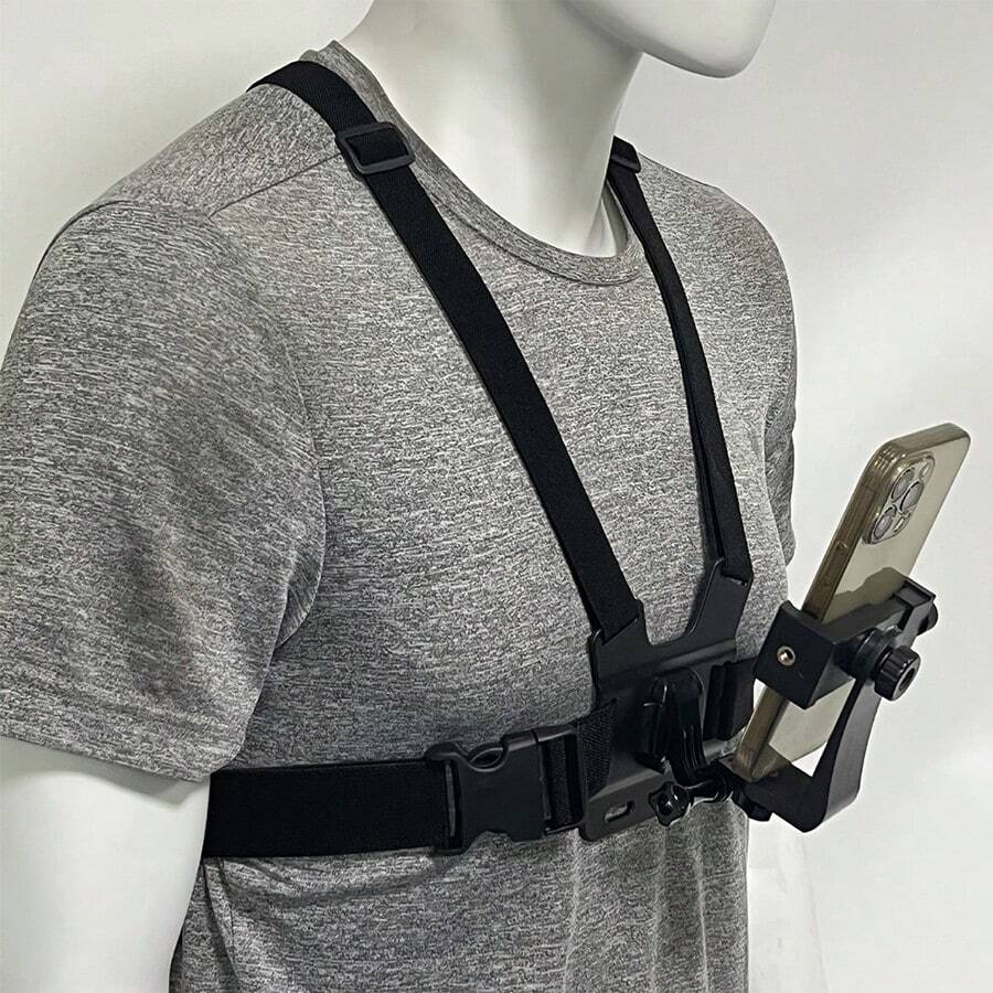 1pc Sports Camera Chest Strap, Mobile Phone Live Shooting Chest Fixed ...