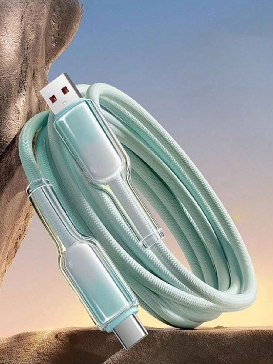 Super schnelles Aufladen Typ-C Datenkabel, USB-C Blitz-Ladekabel ...