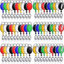 1-8pcs Random Color Keychain, Vicloon Retractable Badge Reel, Key Chain ...