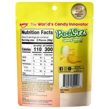 AMOS Caramelos gomosos de plátano Peelerz, bolsa de 3 oz, caramelos ...