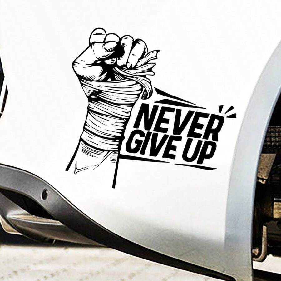 2026 New Car Culture Experience Sticker Bandage Hand "NEVER GIVE UP ...