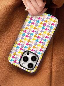 Hahnentrittmuster Super HD Bild Filmisch 2-in-1 Handyhülle kompatibel ...