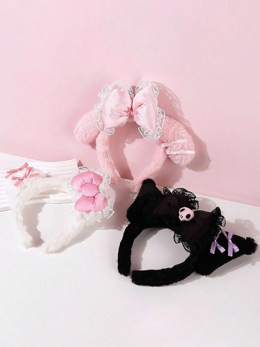 Sanrio 1Pc Hello Kittys Headband Cartoon Kuromi My Melody Sweet Fashion ...