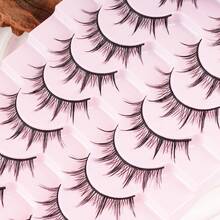 10 Pairs Of Hard Stem False Eyelashes Mom Sense Cartoon Little Devil ...