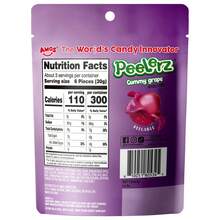AMOS Caramelos gomosos de uva Peelerz, bolsa de 3 oz, caramelos ...
