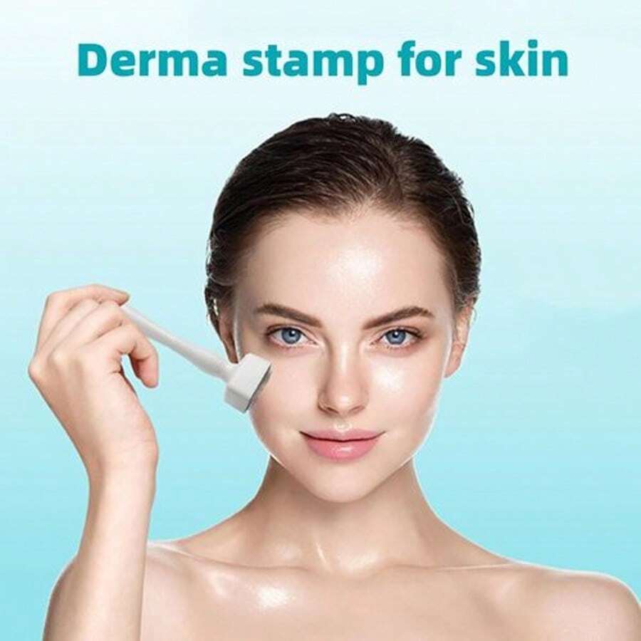 Adjustable Stamp Derma Roller - Multi-Functional Micro-Needling Tool ...