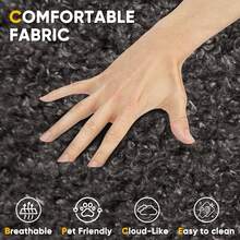 Devoko Lazy Bean Bag Sofa With Memory Foam, Comfy Lazy Floor Sofa For ...