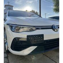 Front Tow Hook License Plate Mount Bracket For MK8 Golf R 2022-2026 ...