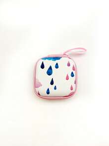 Süße mini elektronische Aufbewahrungsbox mit niedlichem rosa Muster ...