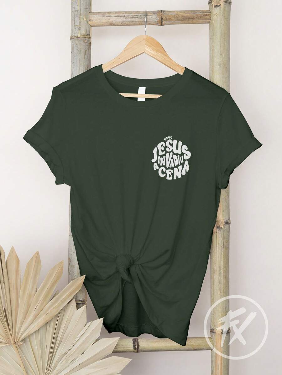 Camisa Camiseta Gospel Jesus Invadiu Cena Cristã REF 3330 Fluxo FX ...