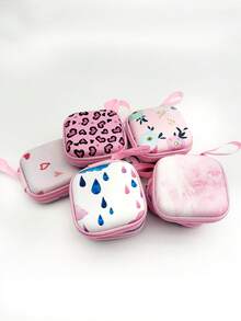 Süße mini elektronische Aufbewahrungsbox mit niedlichem rosa Muster ...